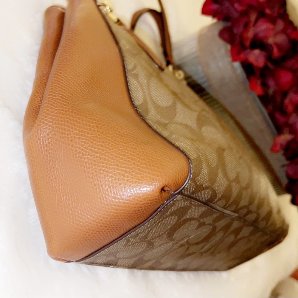 Coach Monogram Leather Bag - Gem